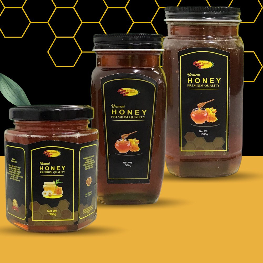 Madu yaman madu Sidr Farz Natural Yemani Honey Asli 100% Pure 1Kg /500g/250g | Shopee Malaysia