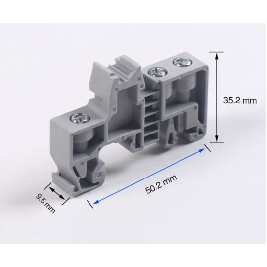 Din Rail 35mm C45 Terminal Block End Stopper EUK EUK-3 HDW-211 UK2.5B UK5N PLASTICS METAL ...