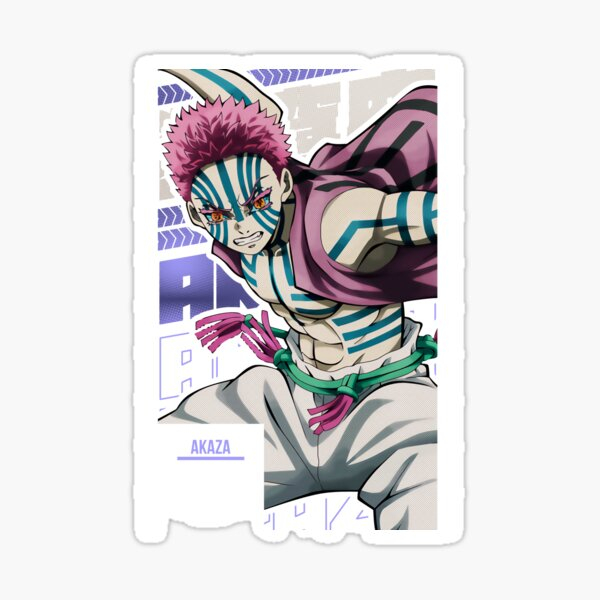 Akaza Demon Slayer Stickers v1 | Shopee Malaysia