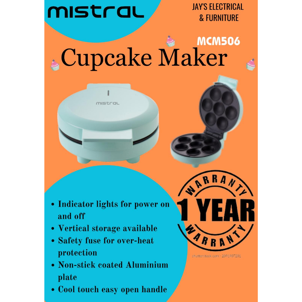 Mistral Cupcake Maker MCM506 Mint | Shopee Malaysia