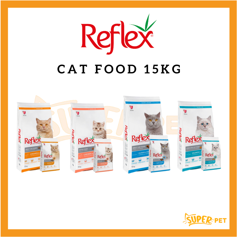 Reflex High Quality Cat/Kitten Dry Food Kibble Chicken,Salmon,Anchovy ...