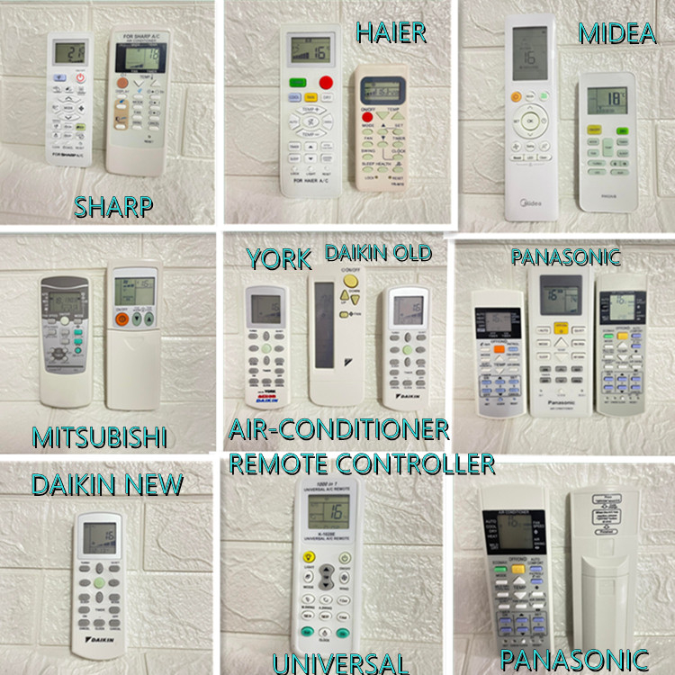 aircond remote control universal / all brands air-conditioner remote ...