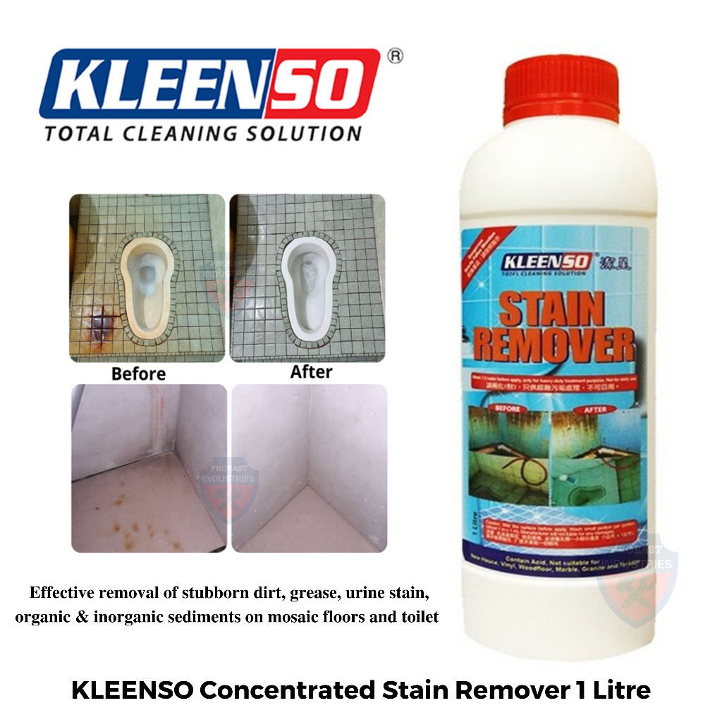KLEENSO Concentrated Stain Remover 1 Litre | Shopee Malaysia