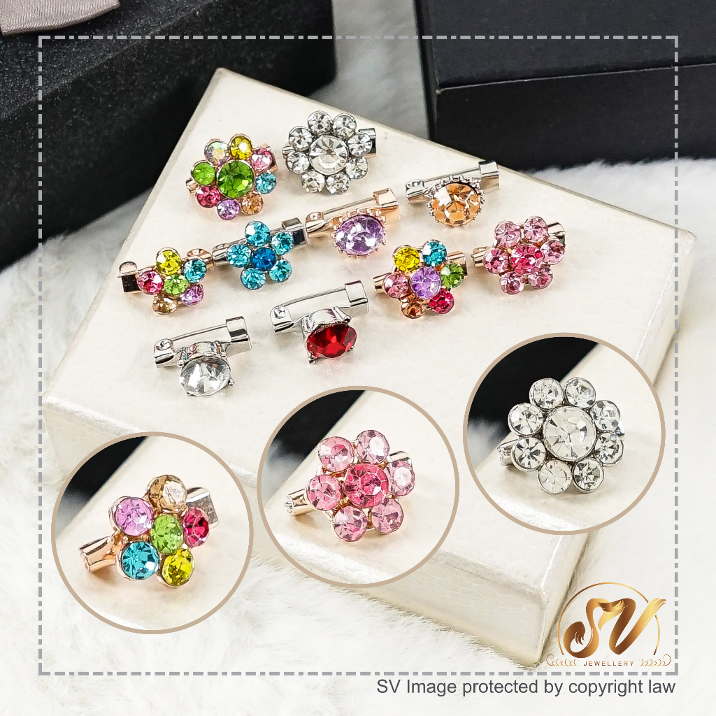 Pin Tudung 1 Pc Baby Brooch Fashion Manik Kerongsang Tudung Fashion ...