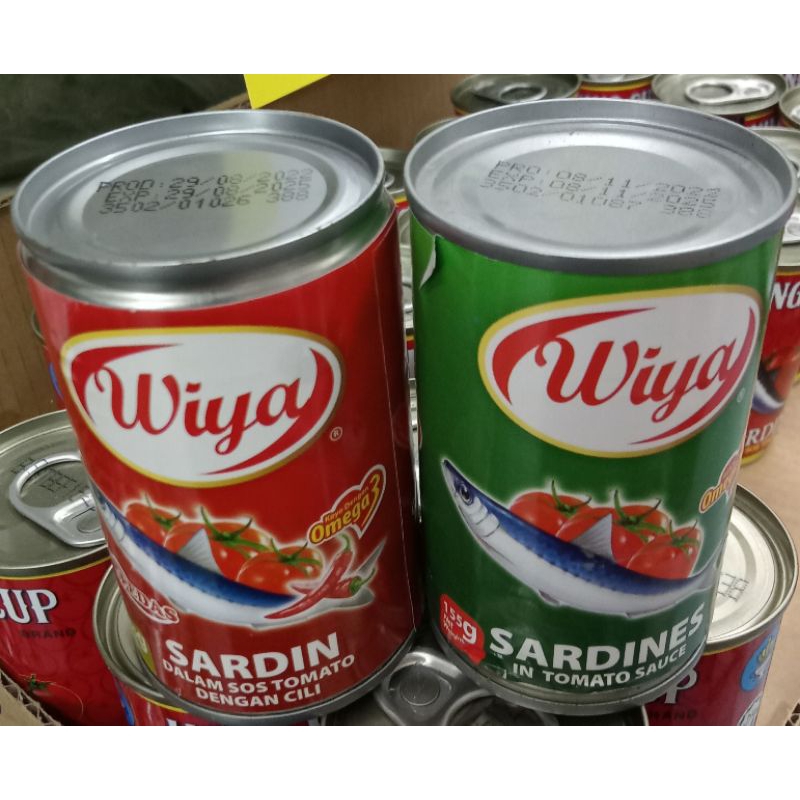 WIYA SARDINES CHILLI/TOMATO 155G | Shopee Malaysia