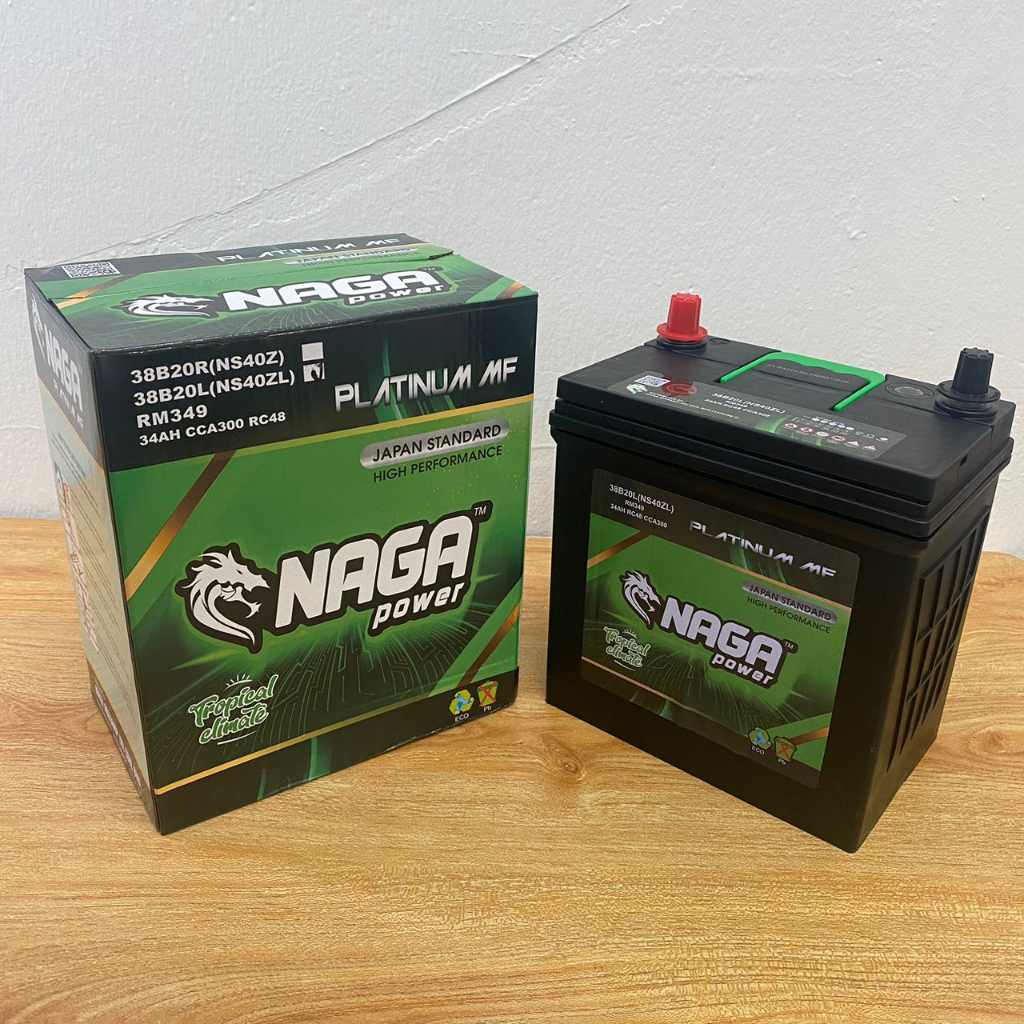 Naga Battery NS40ZL (Platinum) | Shopee Malaysia