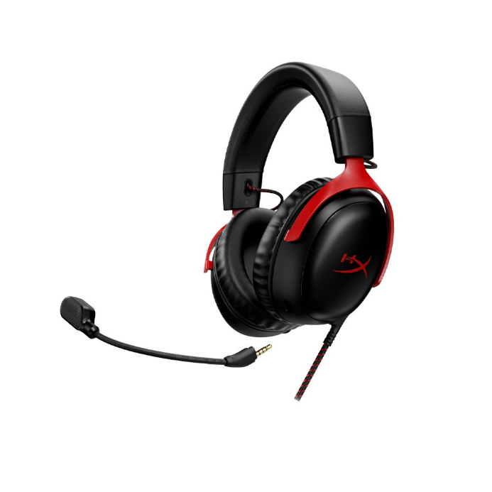 HyperX Cloud III DTS X-Spatial Audio Wired Gaming Headset(Black/Red) - 727A9AA | Shopee Malaysia