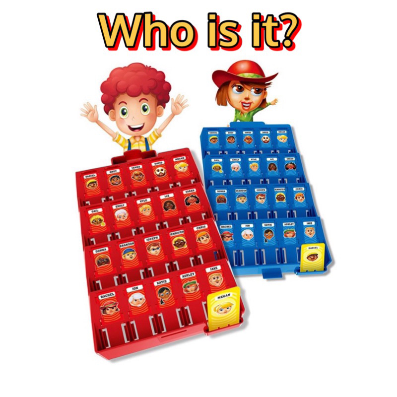Guess Game Who Is It Board Game Funny Family Guessing Board Game Kids ...