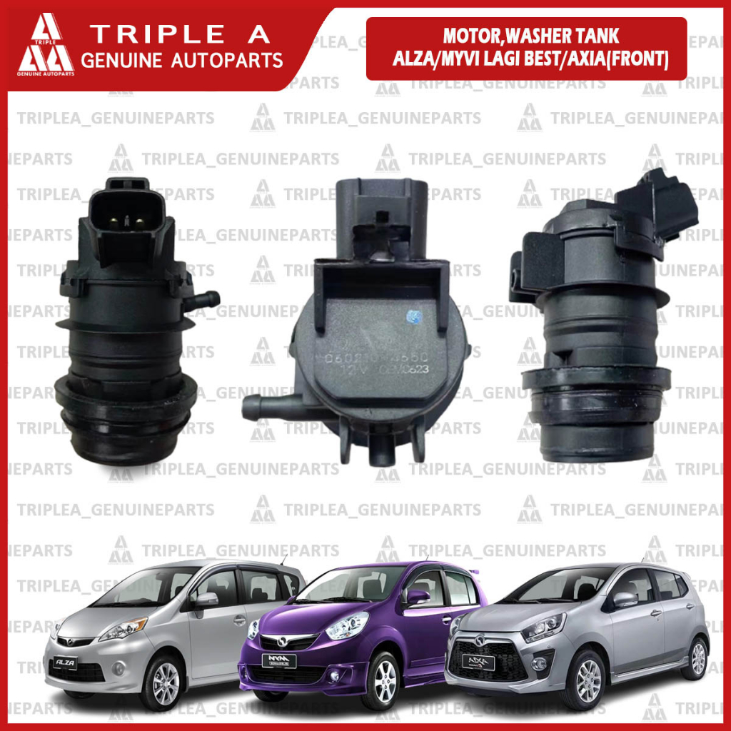 WASHER PUMP TANK MOTOR MYVI ALZA AXIA VIVA AVANZA NEW WIPER WINDSHIELD ...