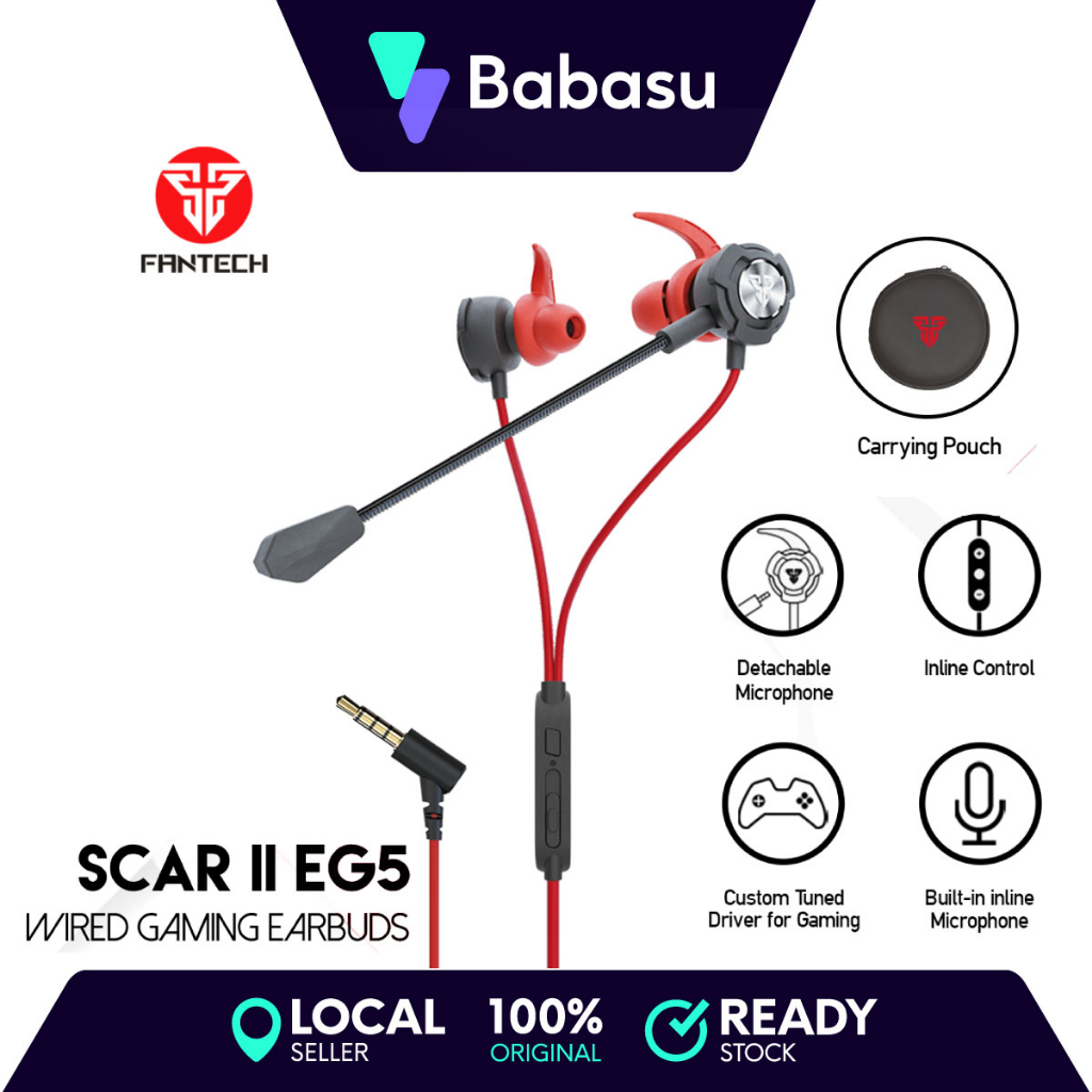 Fantech Scar II EG5 Wired Gaming Earphone | Shopee Malaysia