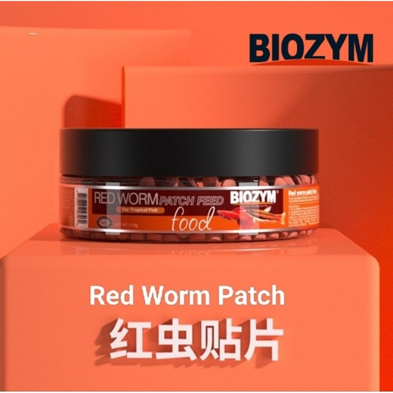 BIOZYM - Red Worm Patch Feed Food (For Tropical Fish) BD5001 110g (150ml) | Shopee Malaysia