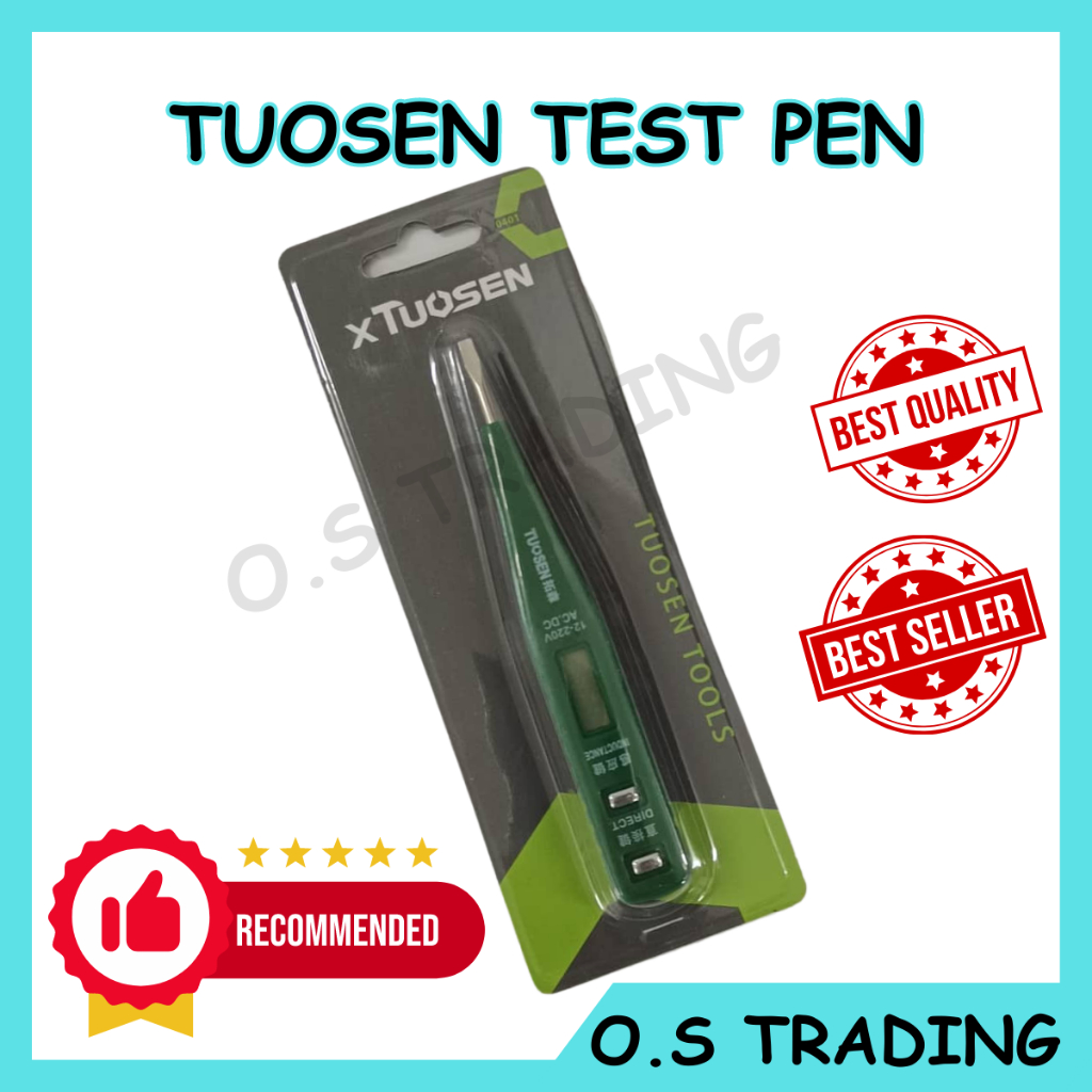 Tuosen Hardware Tool Test Pencil Induction Digital Test Pen Voltage ...