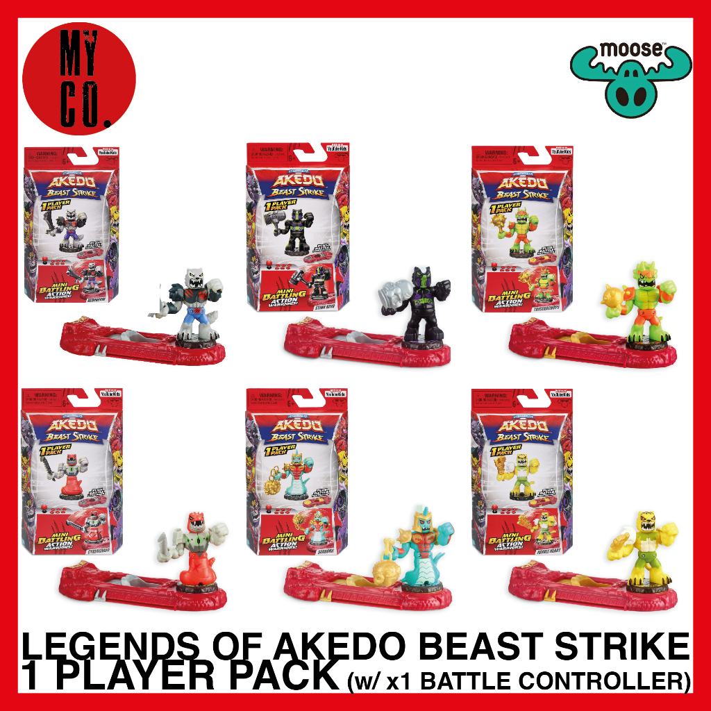 LEGENDS OF AKEDO BEAST STRIKE 1 PLAYER PACK PLUS BATTLE CONTROLLER ...