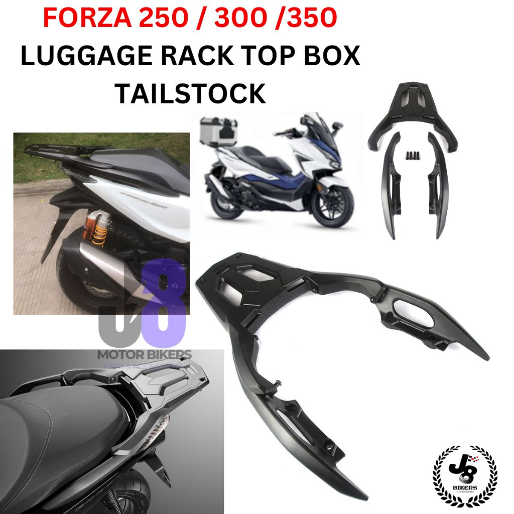 HONDA FORZA 250 300 350 GENUINE REAR TOP BOX CARRIER LUGGAGE RACK ...