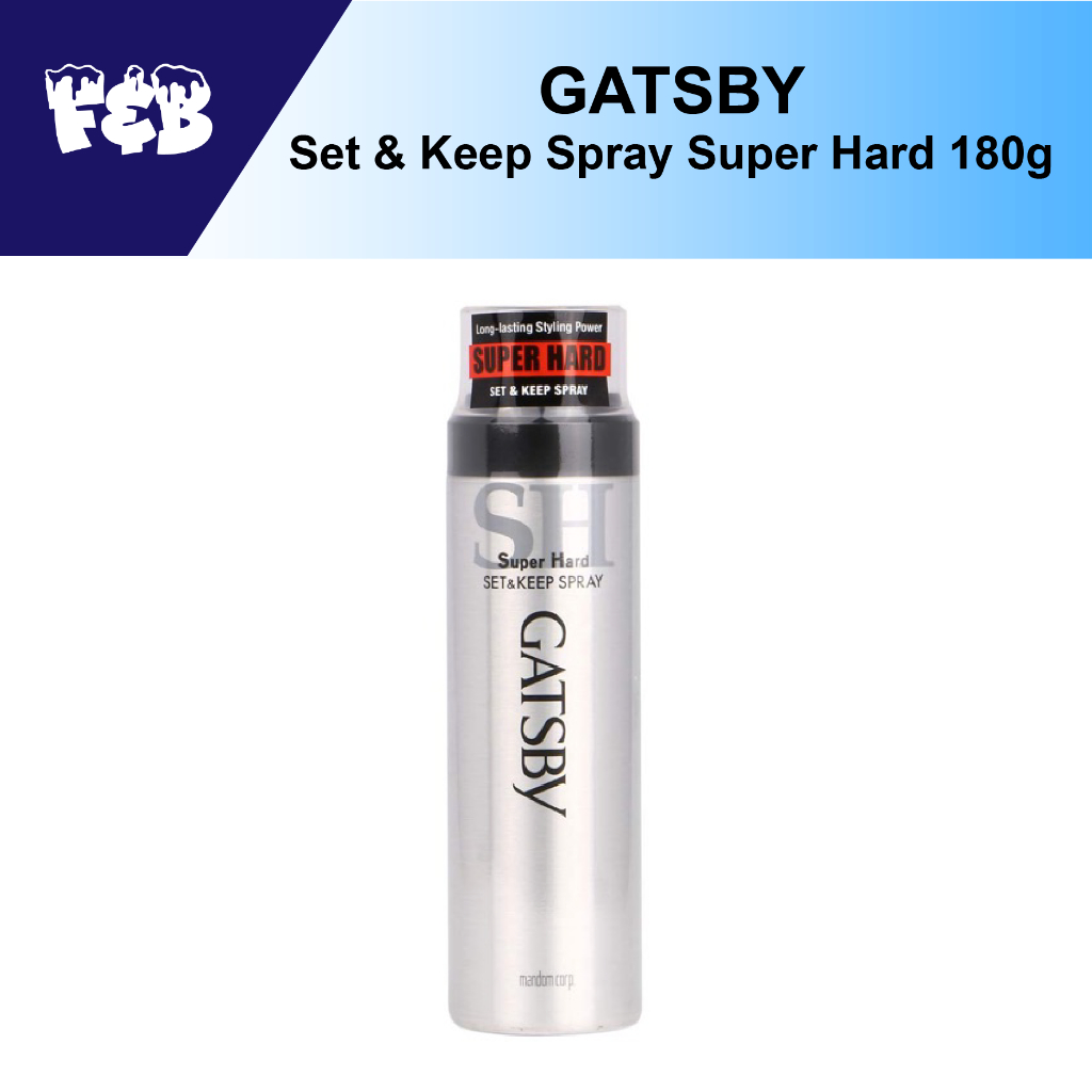 Gatsby Set & Keep Spray Super Hard 180g | Shopee Malaysia