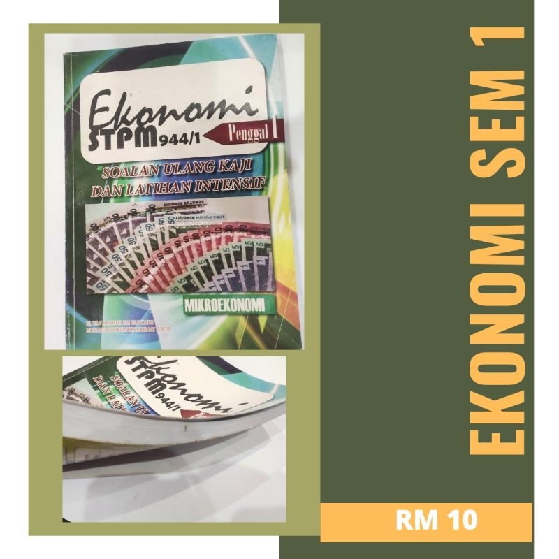 BUKU LATIHAN EKONOMI SEM 1 STPM | Shopee Malaysia BUKU LATIHAN EKONOMI SEM 1 STPM | Shopee Malaysia
