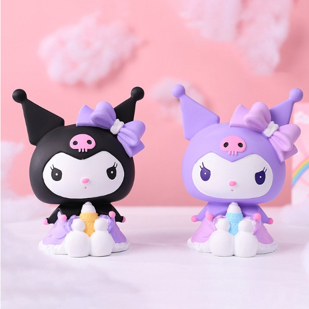 Sanrio Melody Kuromi Money Saving Box Coins Box Kawaii Cartoon Shaped ...
