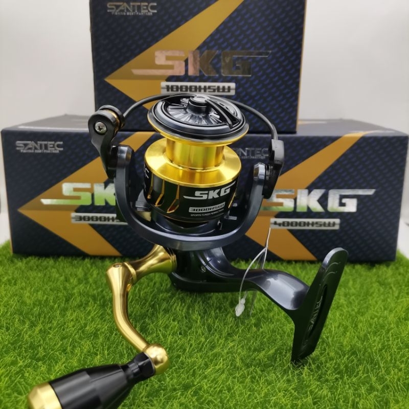 SANTEC SKG SPINNING REEL (10+1BB) | Shopee Malaysia