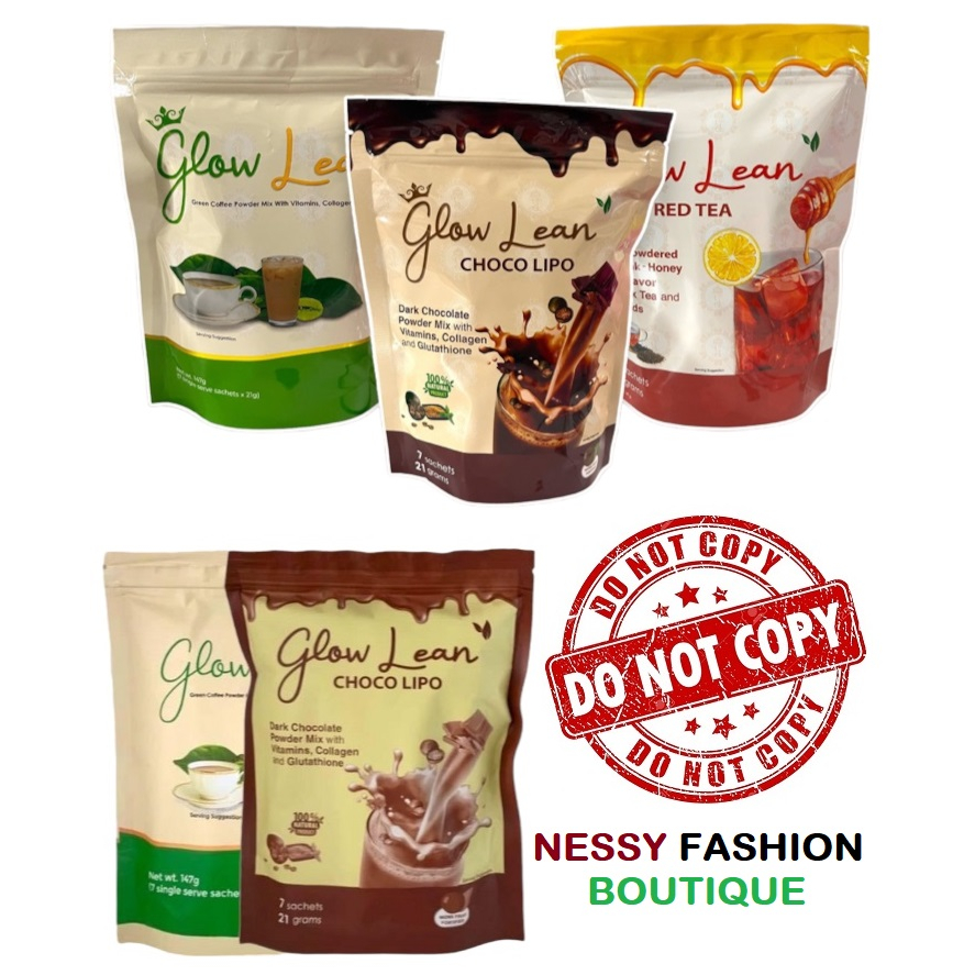 Glow Lean Slimming Drinks (Coffee/Choco/Red Tea) | Shopee Malaysia