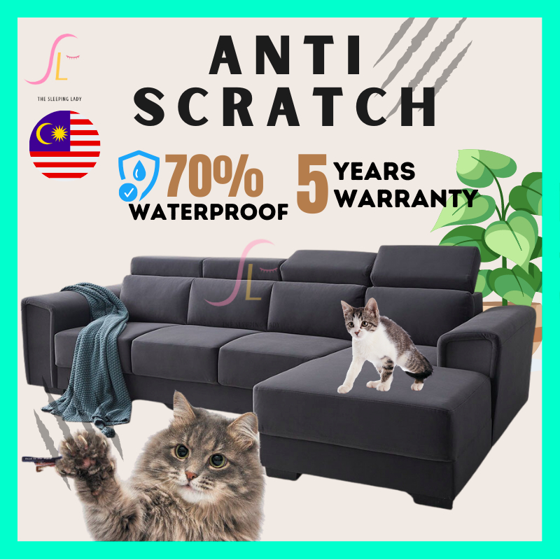Sofa Murah 9ft Sofa L shape Anti Scratch Cat Sofa Ikea Sofa Baldu Sofa ...