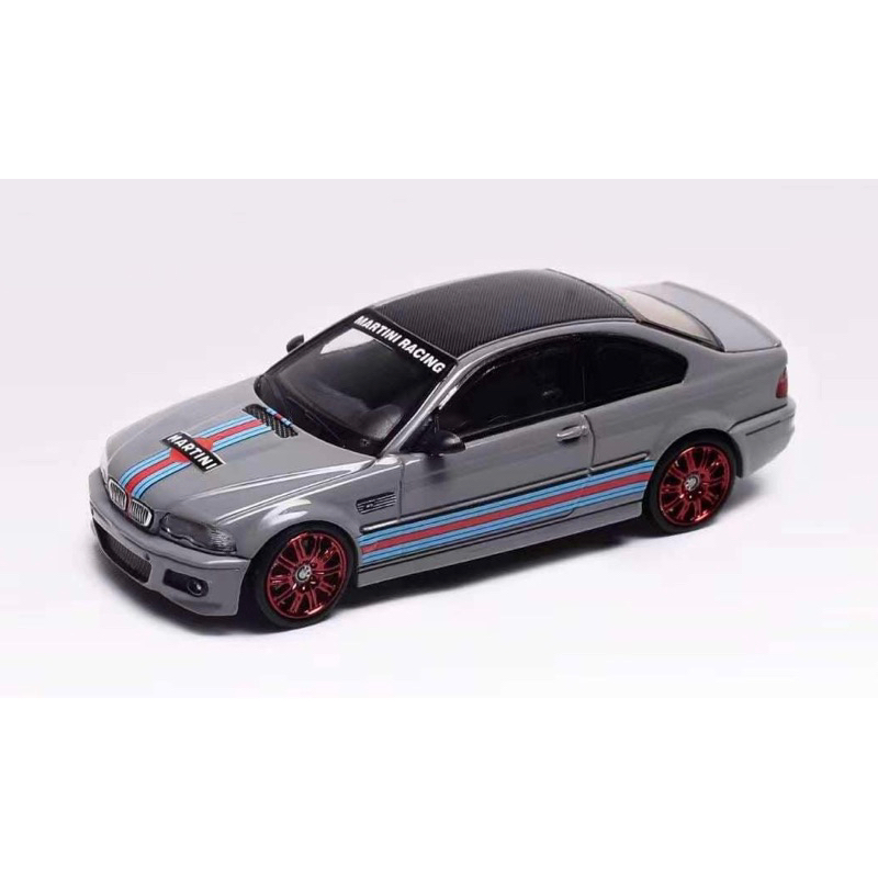 Stance Hunters x Street Weapon 1/64 BMW E46 M3 - Cement Grey W/ Martini ...