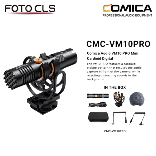 (Ready Stock) Comica CMC-VM10 PRO Audio Tech Pro Mini Cardioid Digital ...