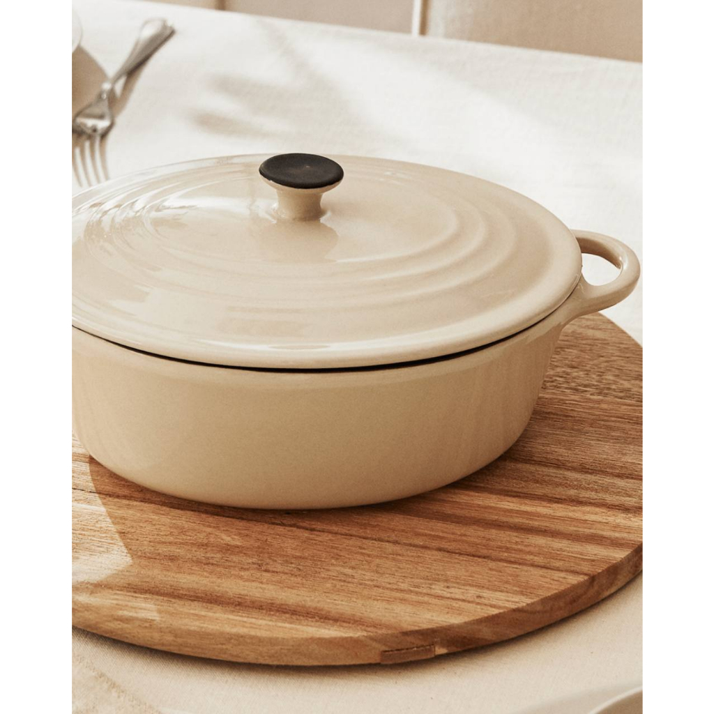 [READYSTOCK] Zara Home Stoneware Serving Pot With Handles (crackled ...