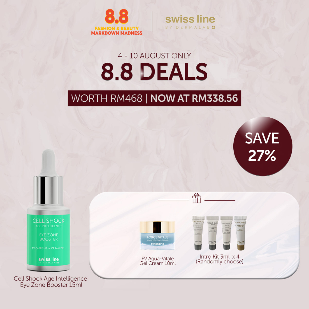 Swissline Cell Shock Age Intelligence Eye Zone Booster (15ml) | Shopee Malaysia
