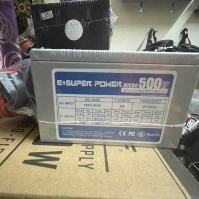MICRO ATX POWER SUPPLY UNIT PSU 500W | Shopee Malaysia