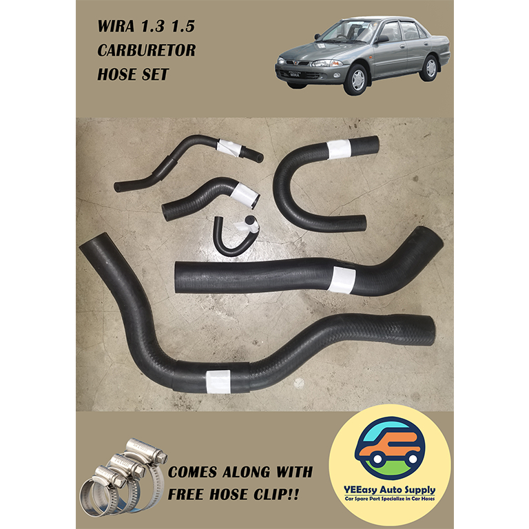 PROTON WIRA CARBURETOR - RADIATOR & BY PASS HOSE SET | Shopee Malaysia