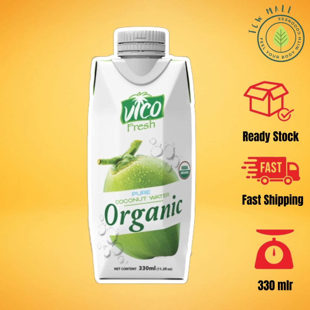 VICO FRESH 100% Fresh Organic Coconut Water 330ml - Prisma Pack ...