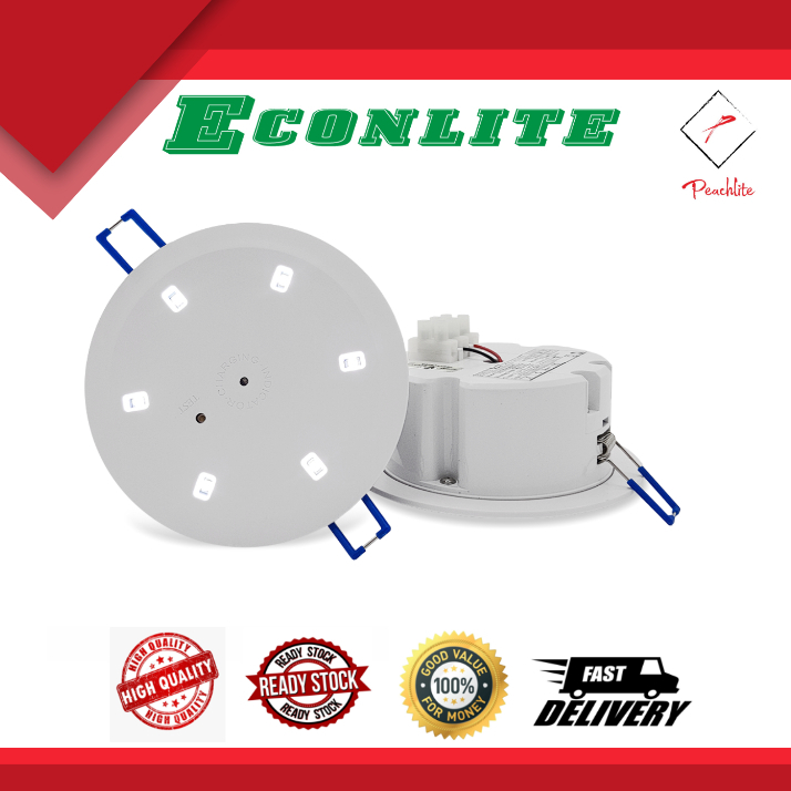 ECONLITE LP333 Ceiling Mounted Emergency Light Recessed | Shopee Malaysia