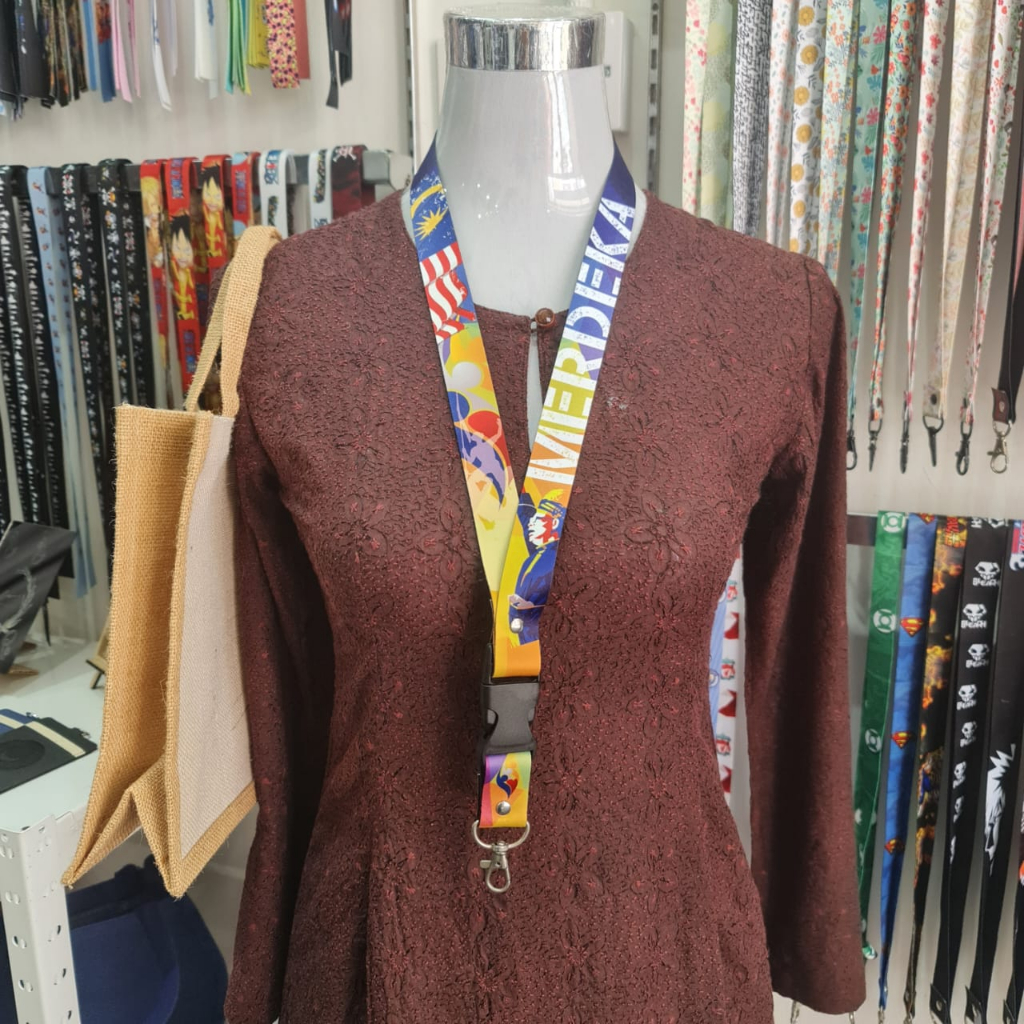 Lanyard MALAYSIA MERDEKA lanyard sambutan kemerdekaan lanyard strap ...