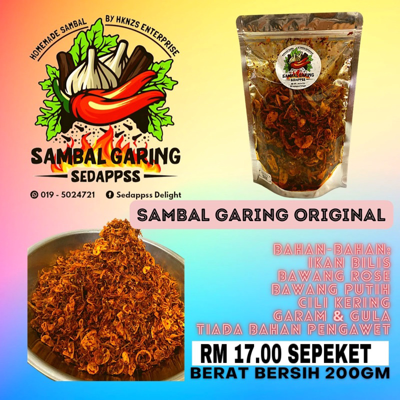 Sambal Garing Original (Homemade) | Shopee Malaysia