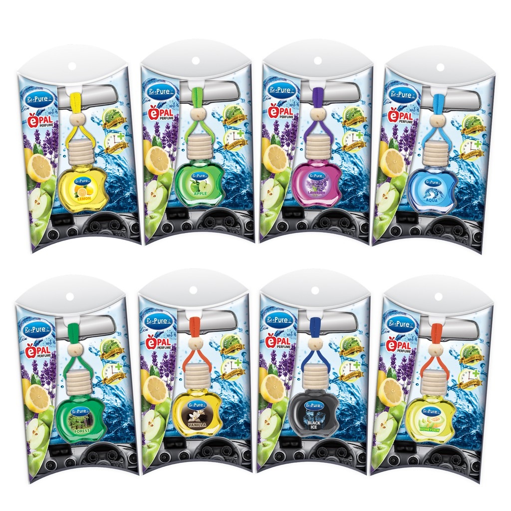 BePure Car Freshner Epal Perfume - 8 Scents (10ml) air freshener car ...