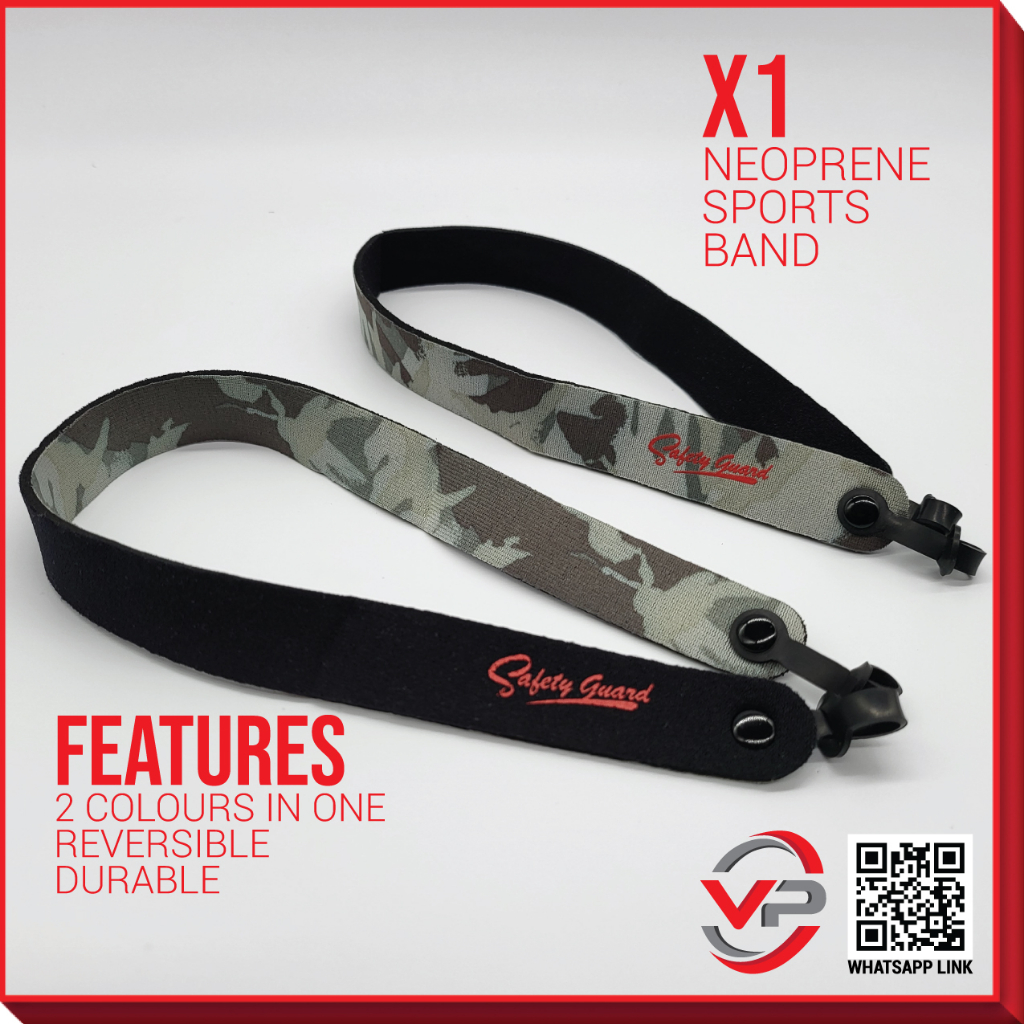 SAFETY GUARD GLASSES SPORTS BAND GLASSES TALI SPEK CERMIN MATA ELASTIC ...