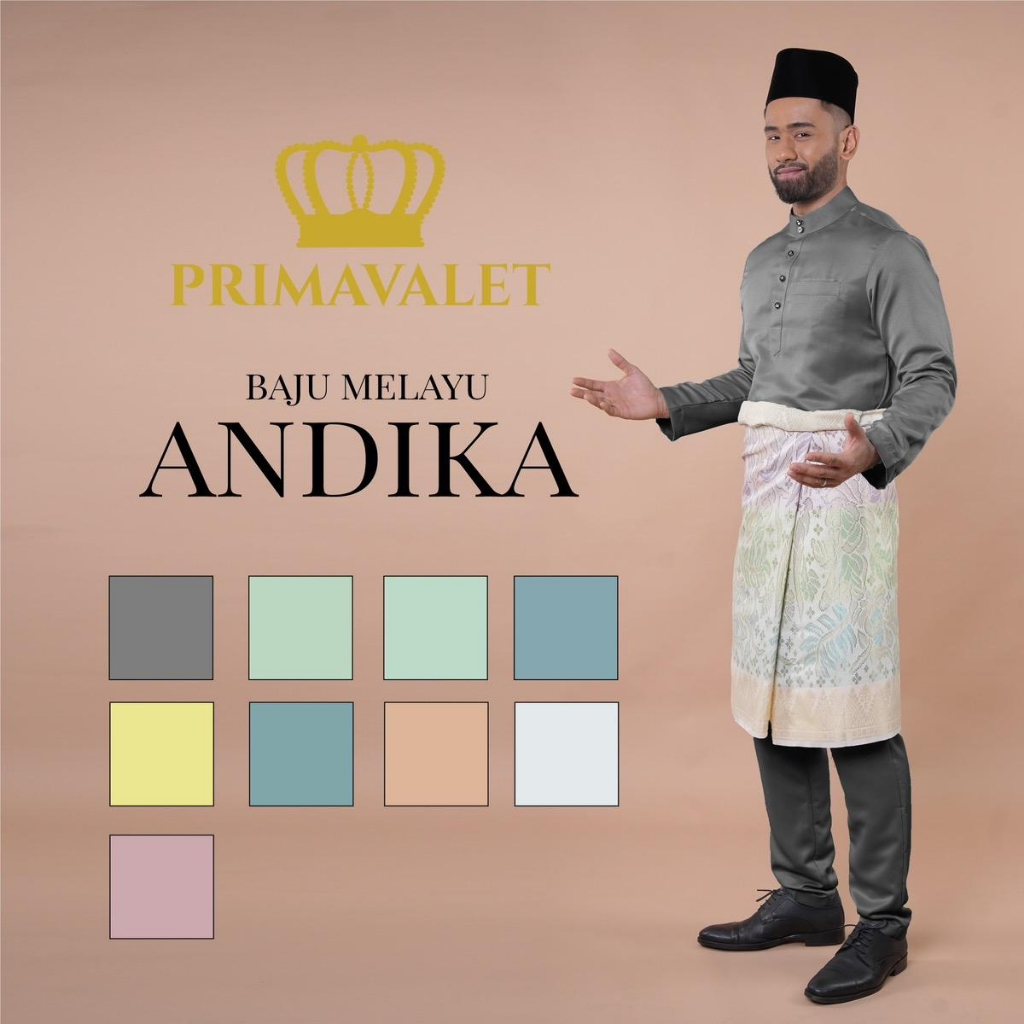 BAJU MELAYU ANDIKA PRIMAVALET - 3 | Shopee Malaysia
