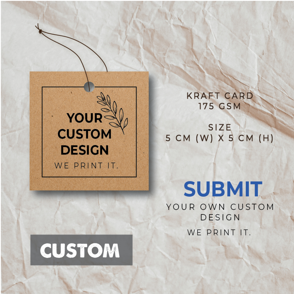 Customised Kraft Tag Label Doorgift (Kahwin/Aqiqah/Wedding/Nikah ...