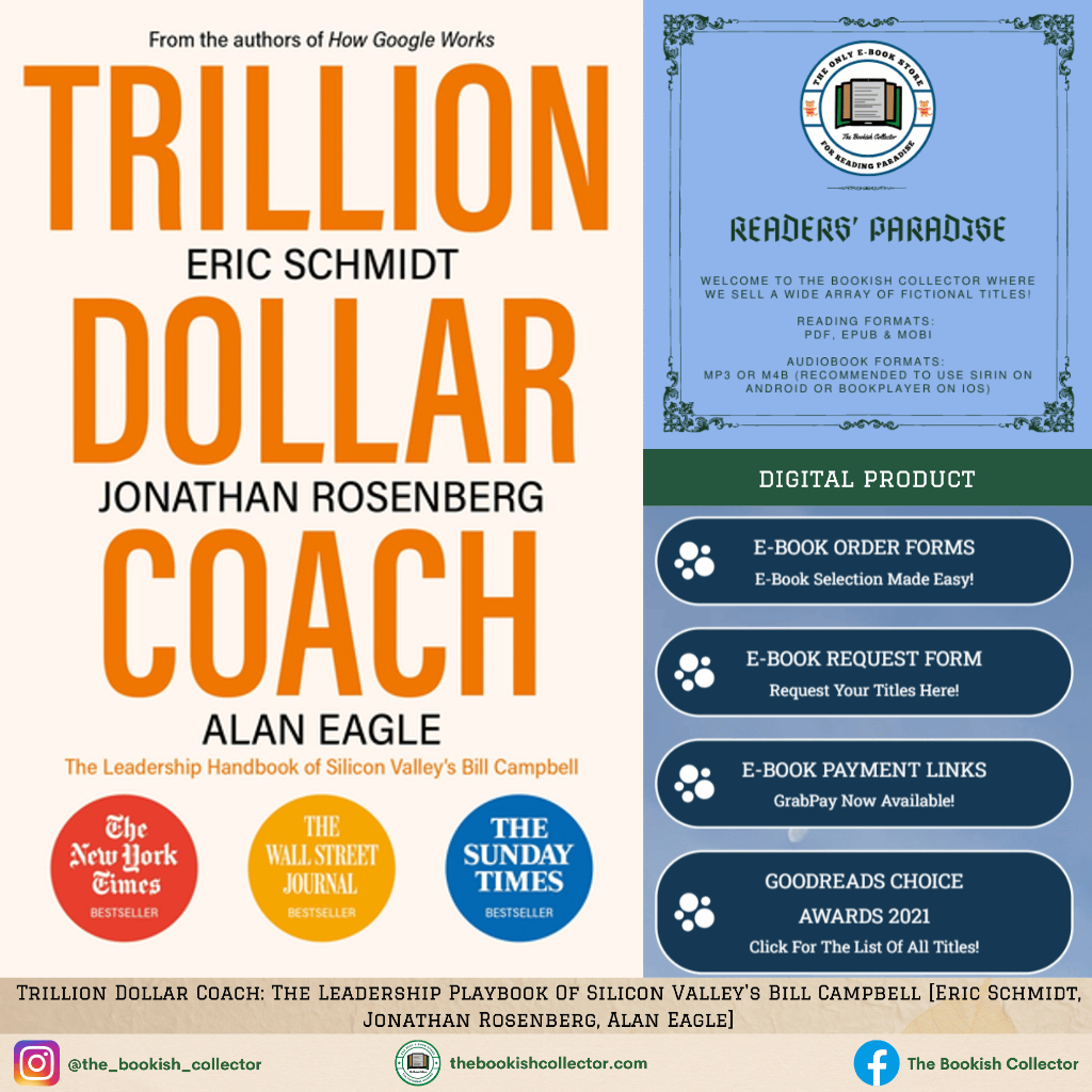 Trillion Dollar Coach: The Leadership Playbook Of Silicon Valley's Bill ...