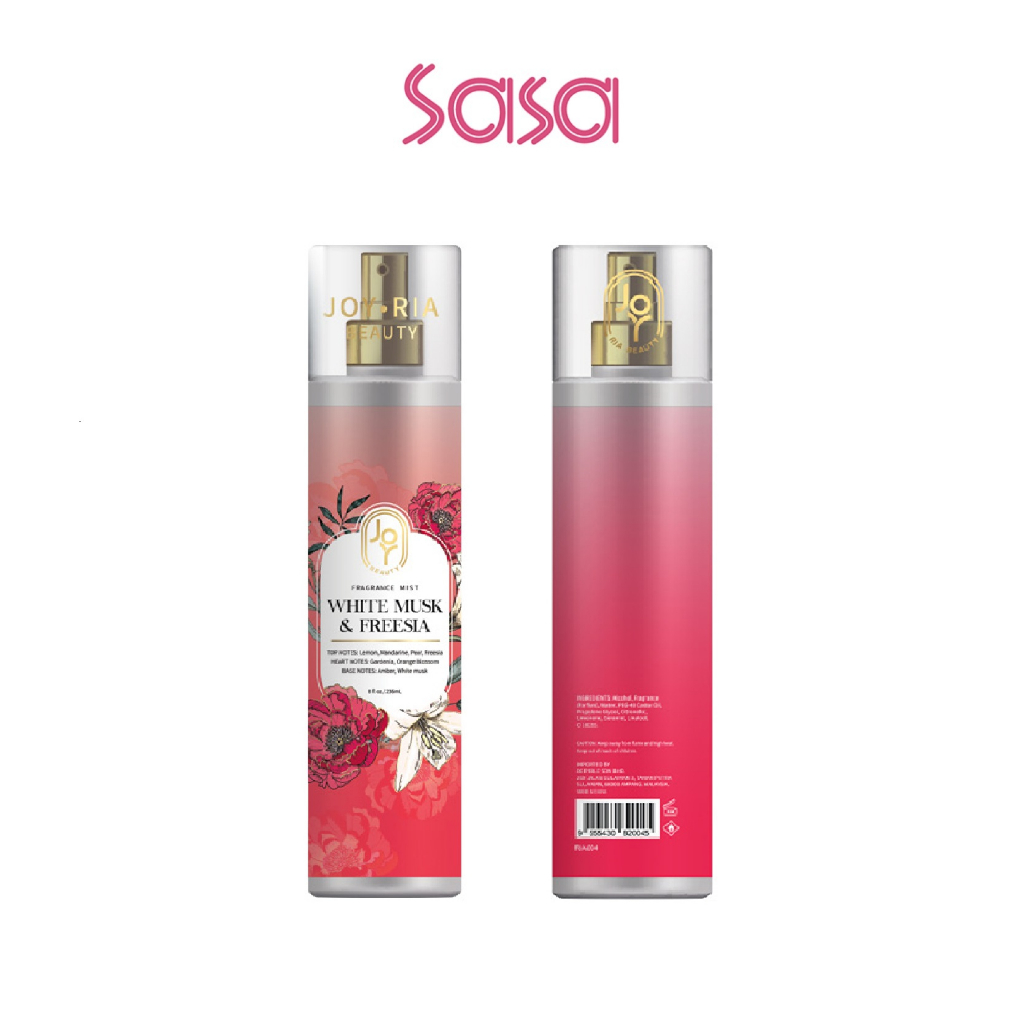 Joy.Ria White Musk & Freesia Fragrance Mist (236ml) | Shopee Malaysia