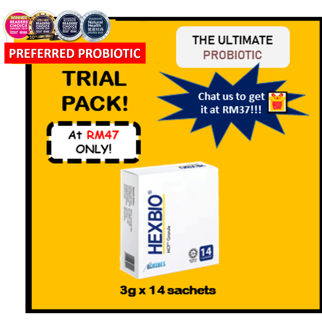 HEXBIO Probiotic 3g X 14’s TRIAL PACK | Shopee Malaysia