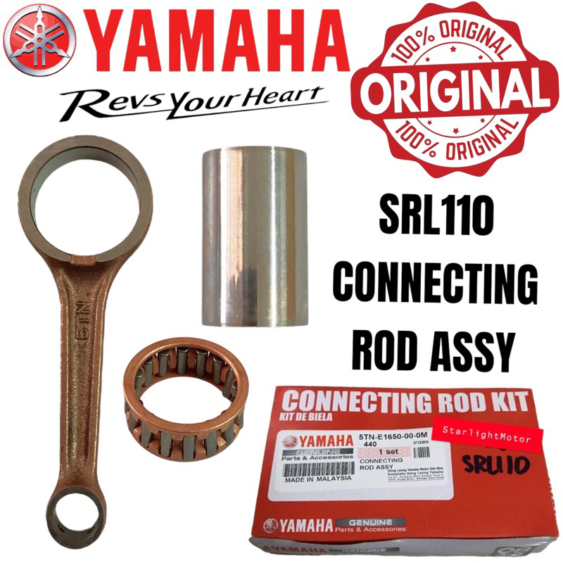 YAMAHA SRL110 CONNECTING ROD KIT 100% ORIGINAL LAGENDA 110 CON ROD KIT ...