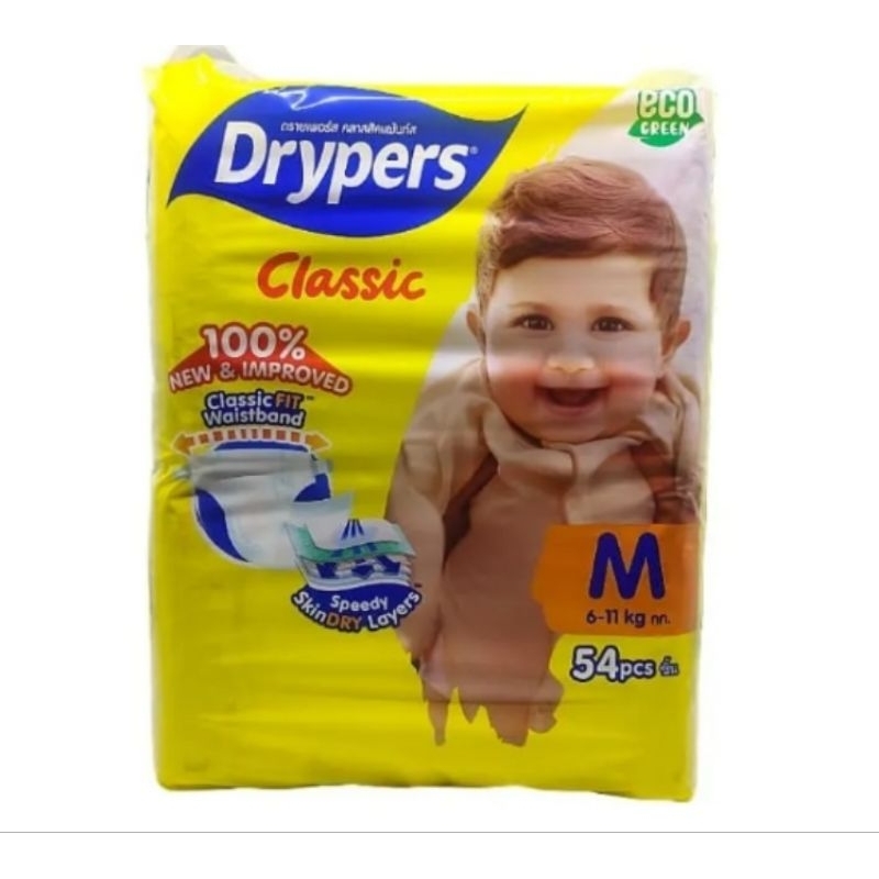 drypers classic m (6-11kg) | Shopee Malaysia