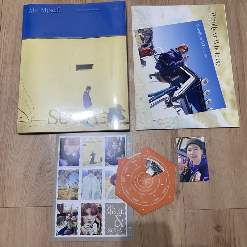 🔥CLEARANCE🔥 OFFICIAL BTS Special 8 Photo Folio Me Myself & SUGA Wholly or Whole Me Loose Items ...