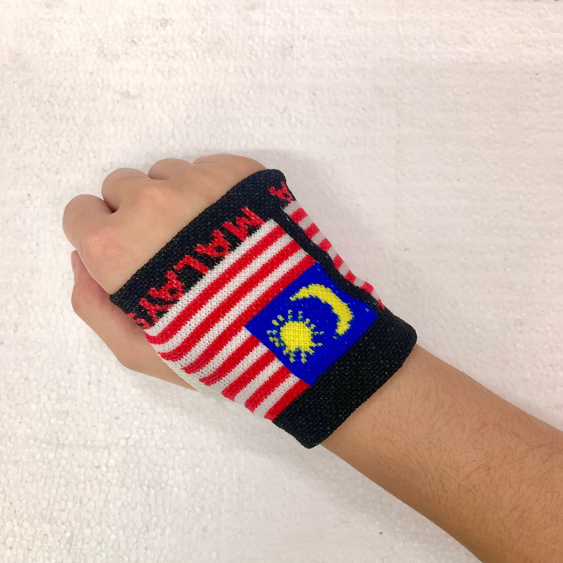 1pc Bendera Malaysia mederka fan pen wrist band hand band malaysia ...