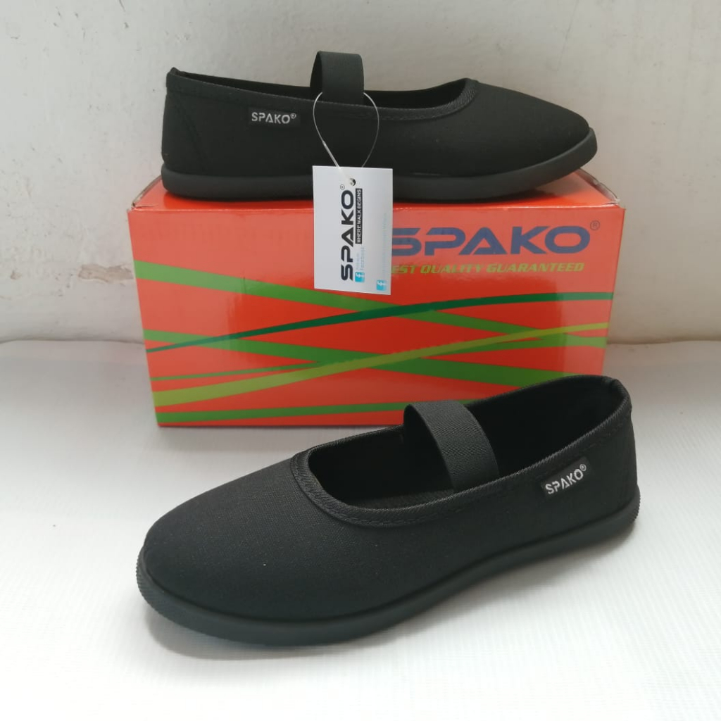 Spako Kasut Sekolah Hitam Perempuan / Kasut Formal SM1686A/SM1686B ...
