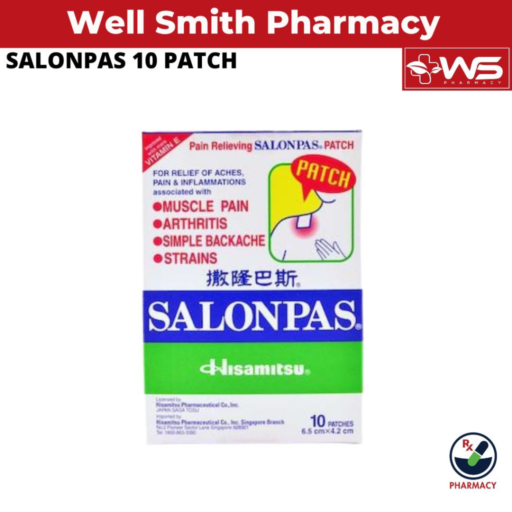 SALONPAS 10 PATCH PER BOX | Shopee Malaysia