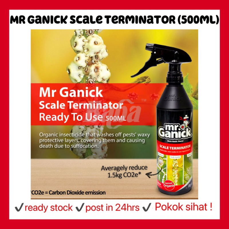 RINA • Mr Ganick Scale Terminator (500ml) Act as contact insecticide ...