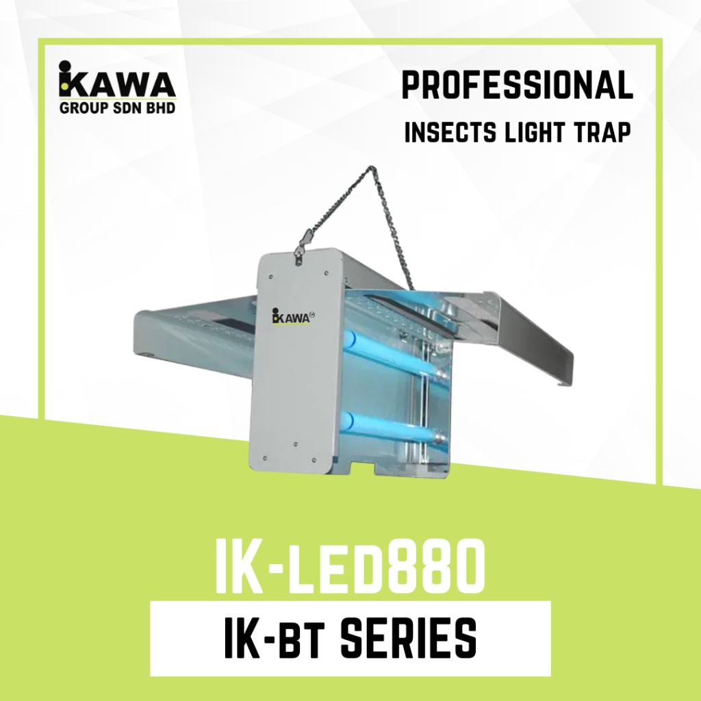 Ikawa Pro Ik Led880 Sticky Uv Light Trap Fly Killer Flying Insect Trap