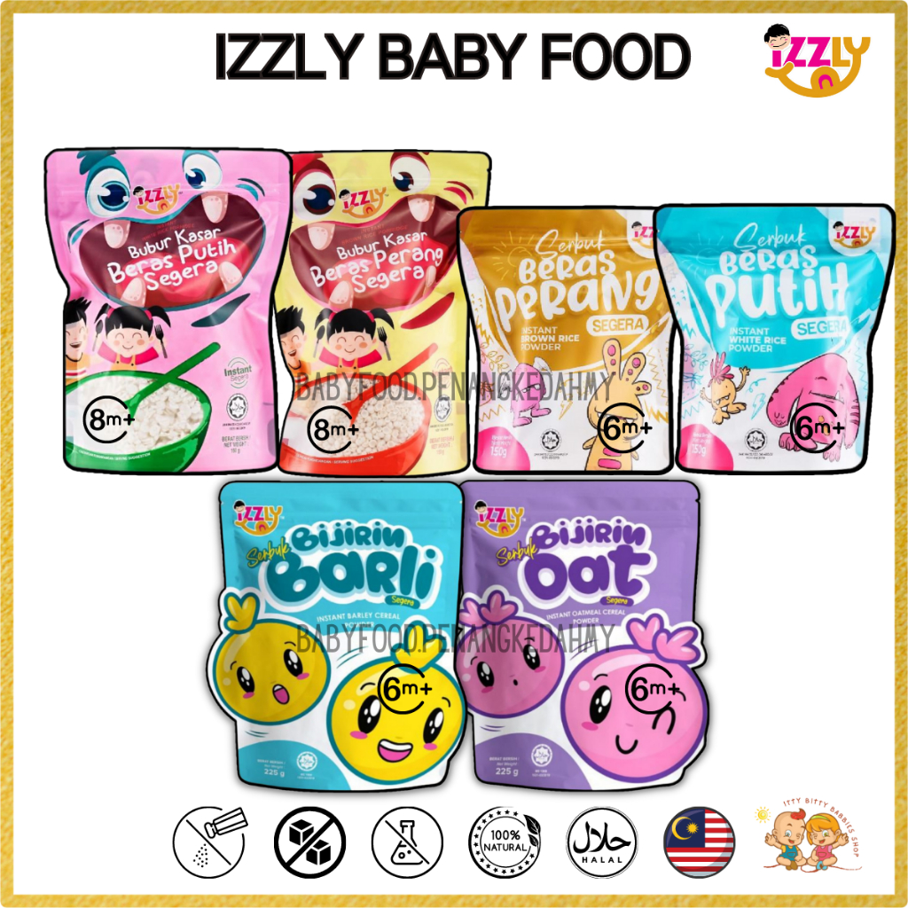 IZZLY - Beras Putih Perang Oat & Barli Baby | Shopee Malaysia